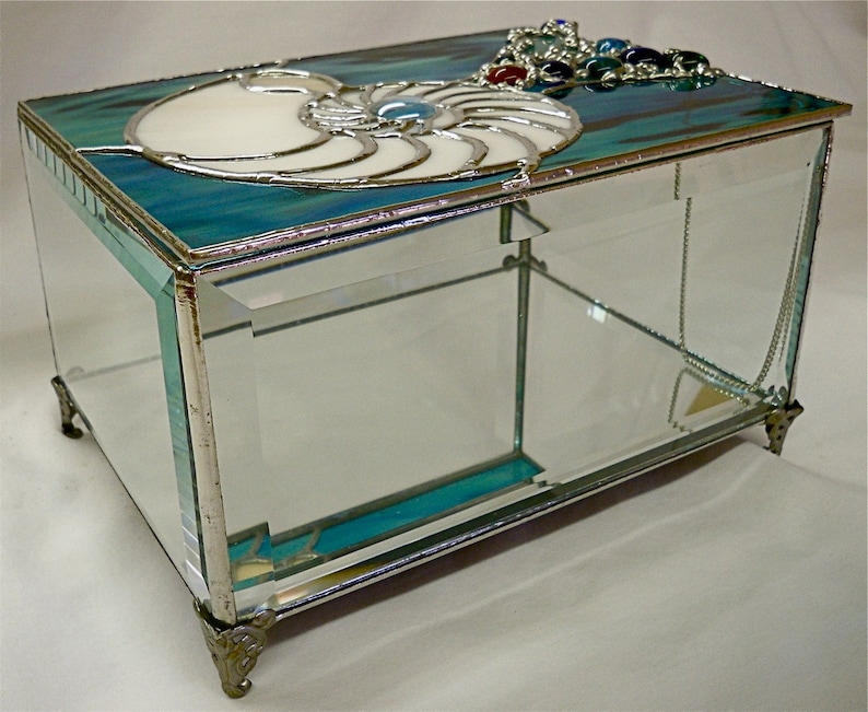 Stained Glass Box Over-sized for Display, Jewelry, Special Collections ...