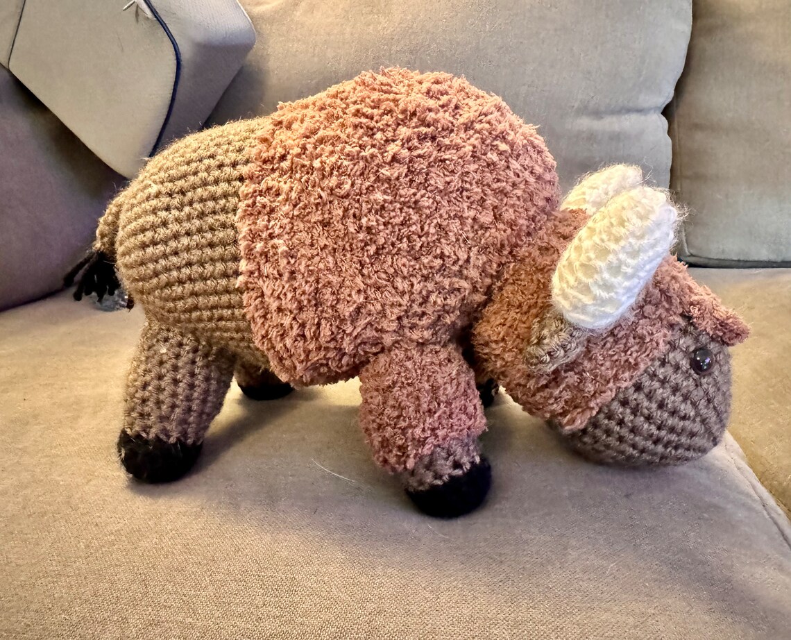Bison Crochet Pattern Buffalo Crochet Pattern - Etsy