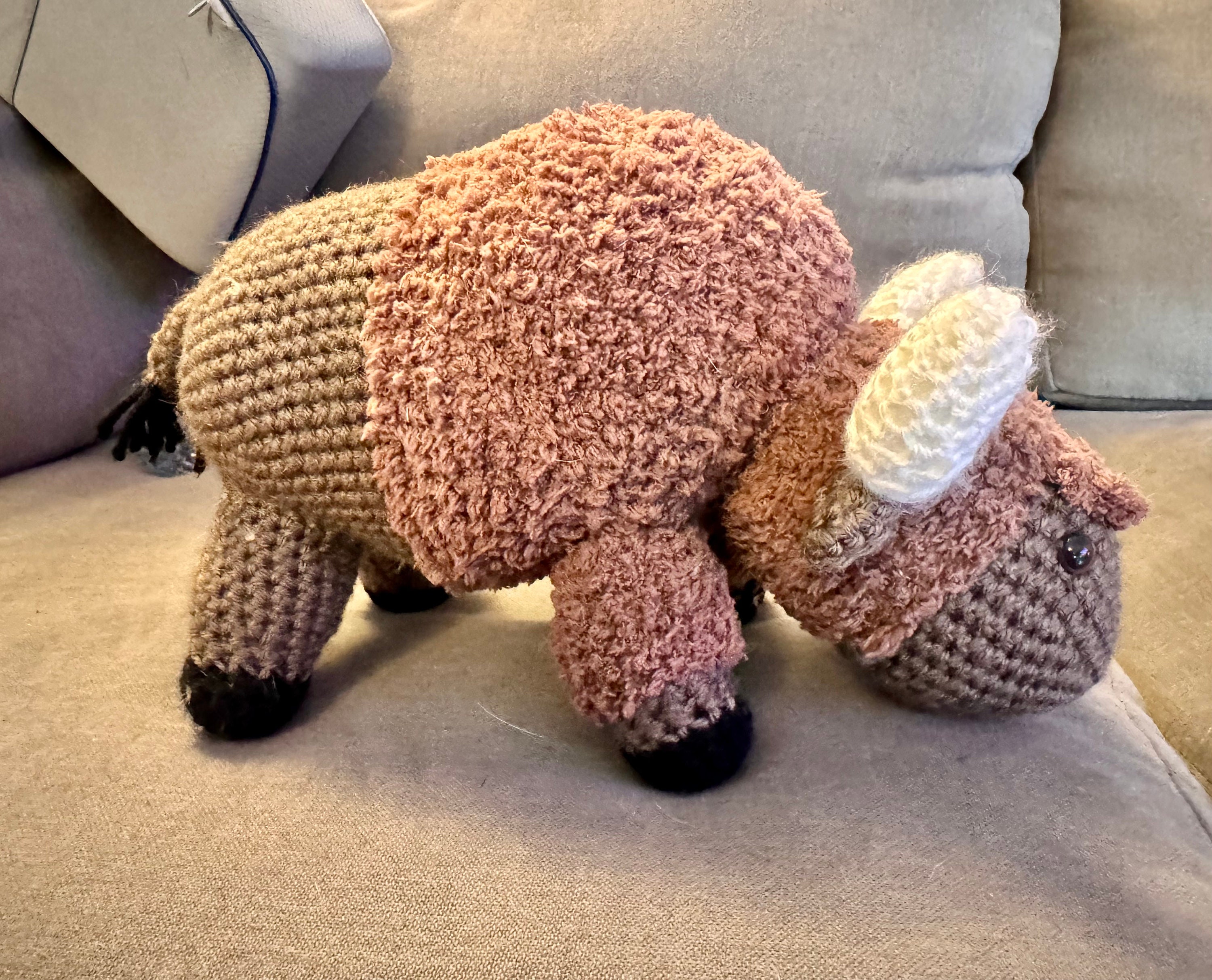Bison Crochet Pattern Buffalo Crochet Pattern - Etsy