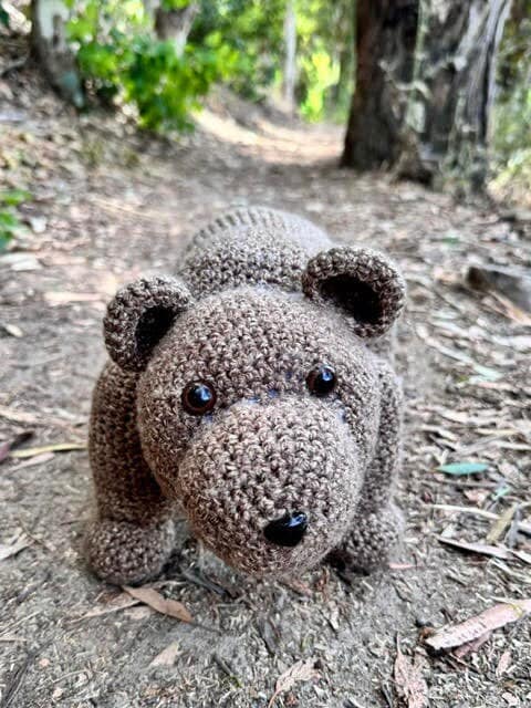 Grizzly Bear Crochet Pattern - Etsy