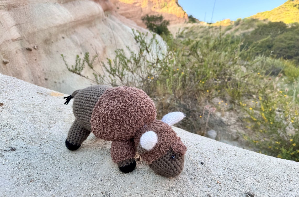 Bison Crochet Pattern Buffalo Crochet Pattern - Etsy