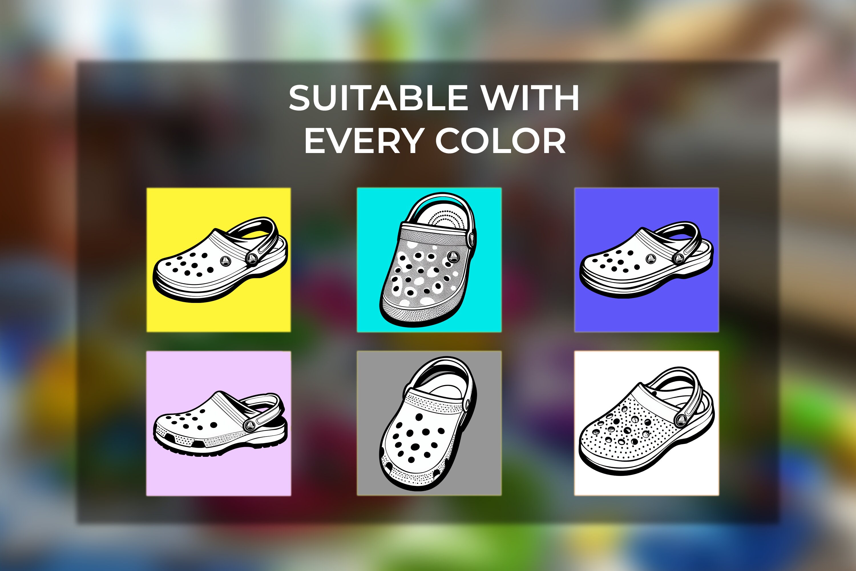 Colorful Croc Clipart Bundle Fun Crocodile Illustrations Digital ...
