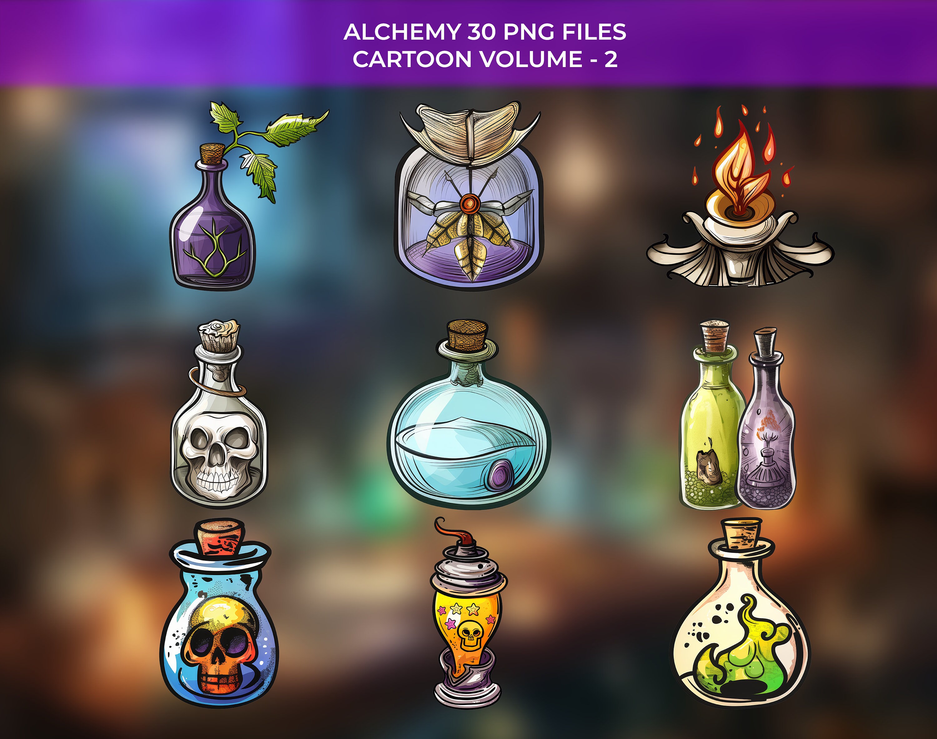 Alchemy Clipart, PNG Files Bundle, Alchemy Bracelet Alchemy of Souls ...