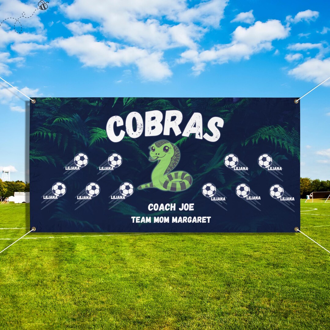 Custom Banners, Soccer Banner, Sports Team Banners, Vinyl Banner ...