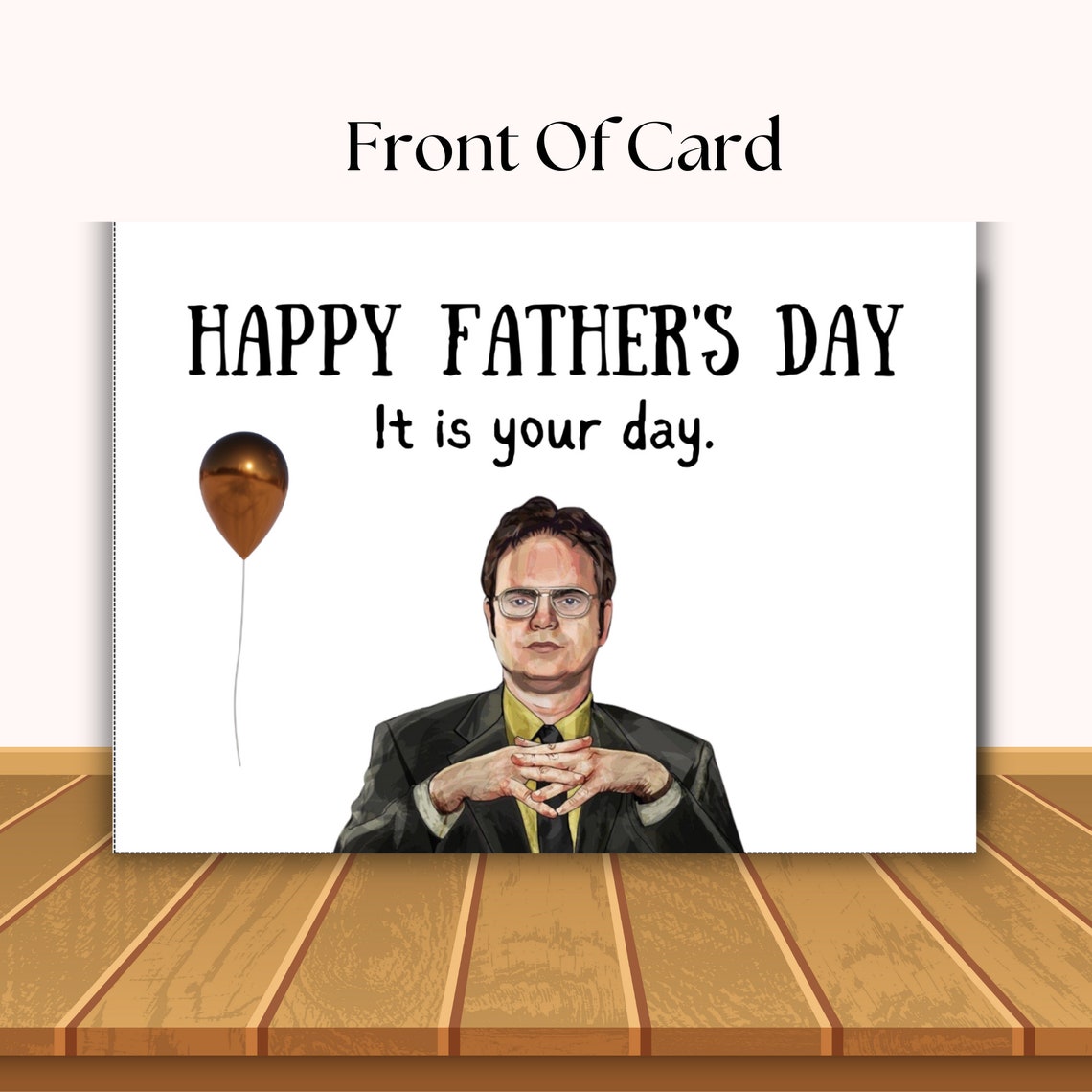 Funny Dwight Schrute Father's Day Card (digital Download) - Etsy