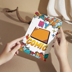 Comic Strip Templates Create Your Own Comic Book Includes 9 Blank ...