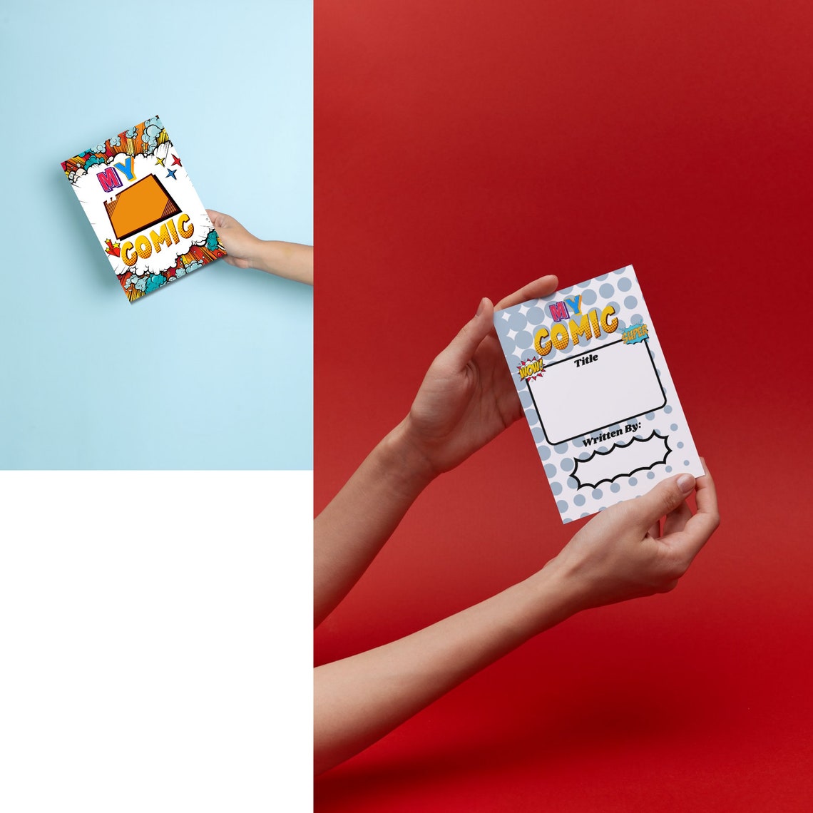 Comic Strip Templates Create Your Own Comic Book Includes 9 Blank ...