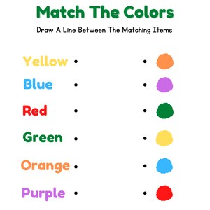 Printable Matching Worksheets for Kids Picture Match Kindergarten ...