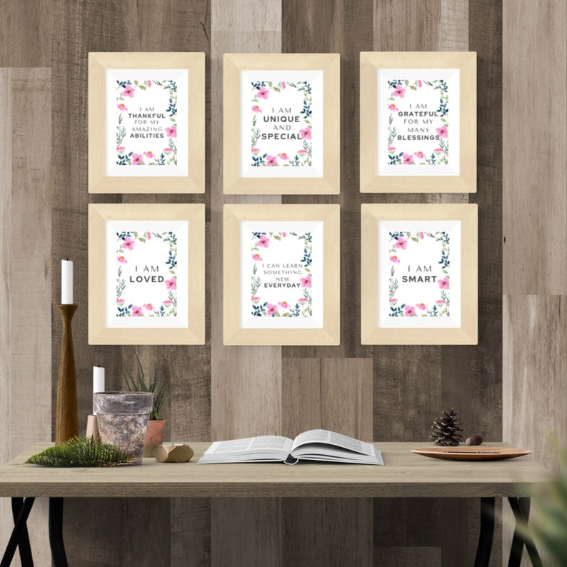 Printable Positive Affirmation Cards for Kids Therapy Office Mental ...