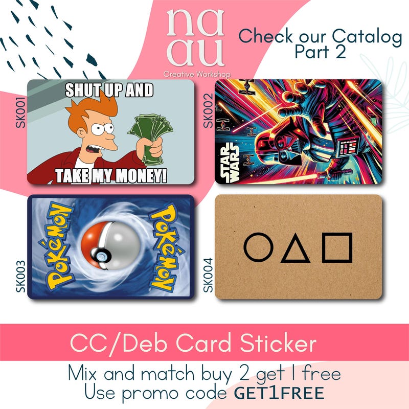 Cool Credit Card Skins - Etsy