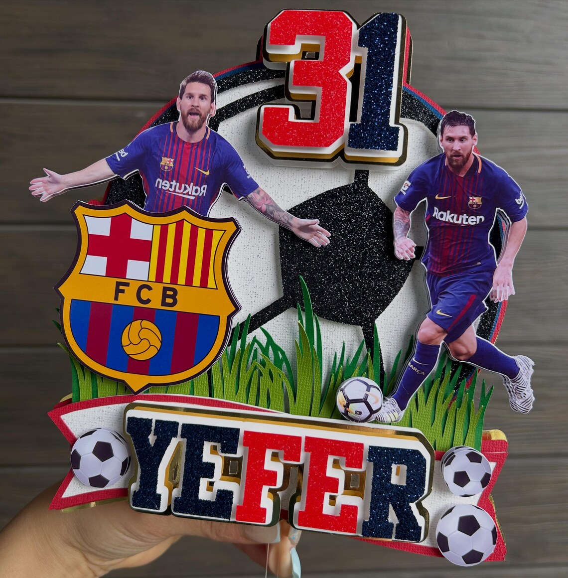 Messi-themed Cake Topper for Inter Miami - Etsy