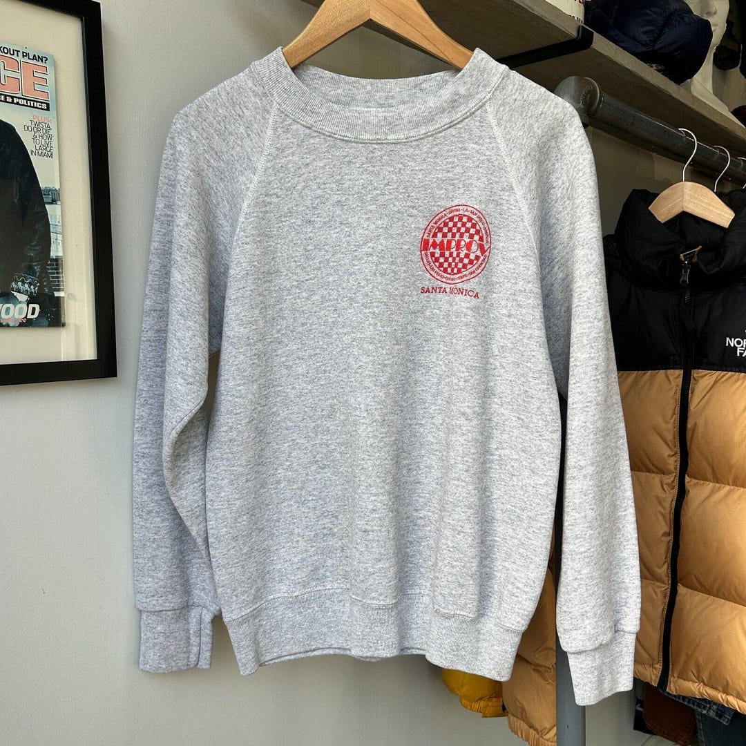 VINTAGE 80s 90s | Improv Santa Monica Comedy Club Crew Sweater Sz S - Etsy