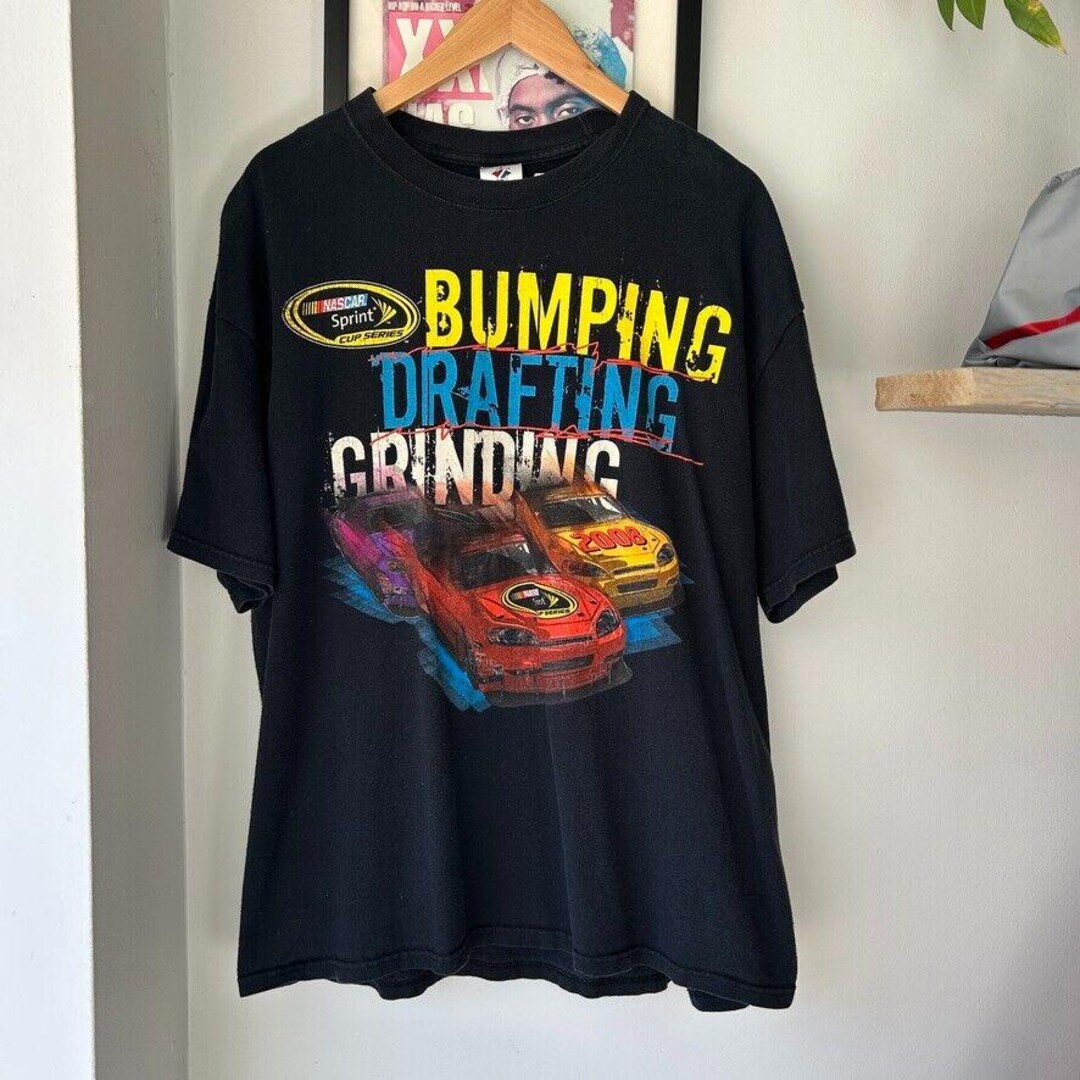 VINTAGE | Bumping Drafting Grinding Nascar Racing Car T-shirt Sz XL - Etsy
