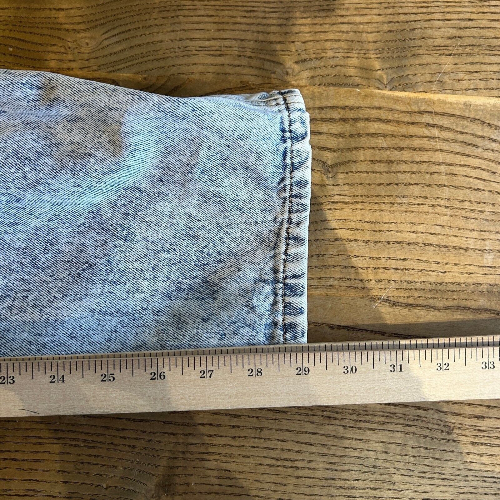 VINTAGE 90s Gitano Light Acid Wash Loose Fit W Tapper Jeans Pants Sz ...