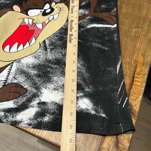 VINTAGE 90s | TAZ All Over Print Cartoon Vest T-shirt Sz M-L - Etsy
