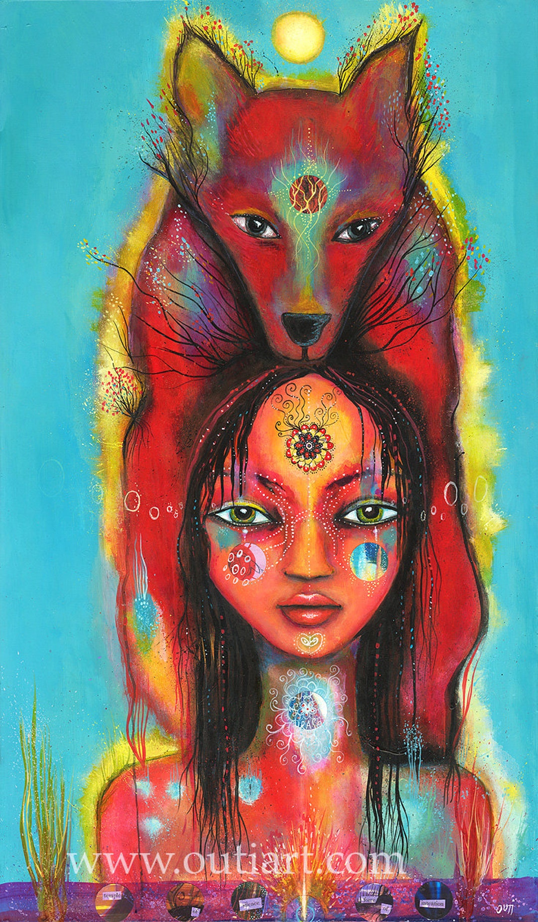 Wolf Girl, Print - Etsy