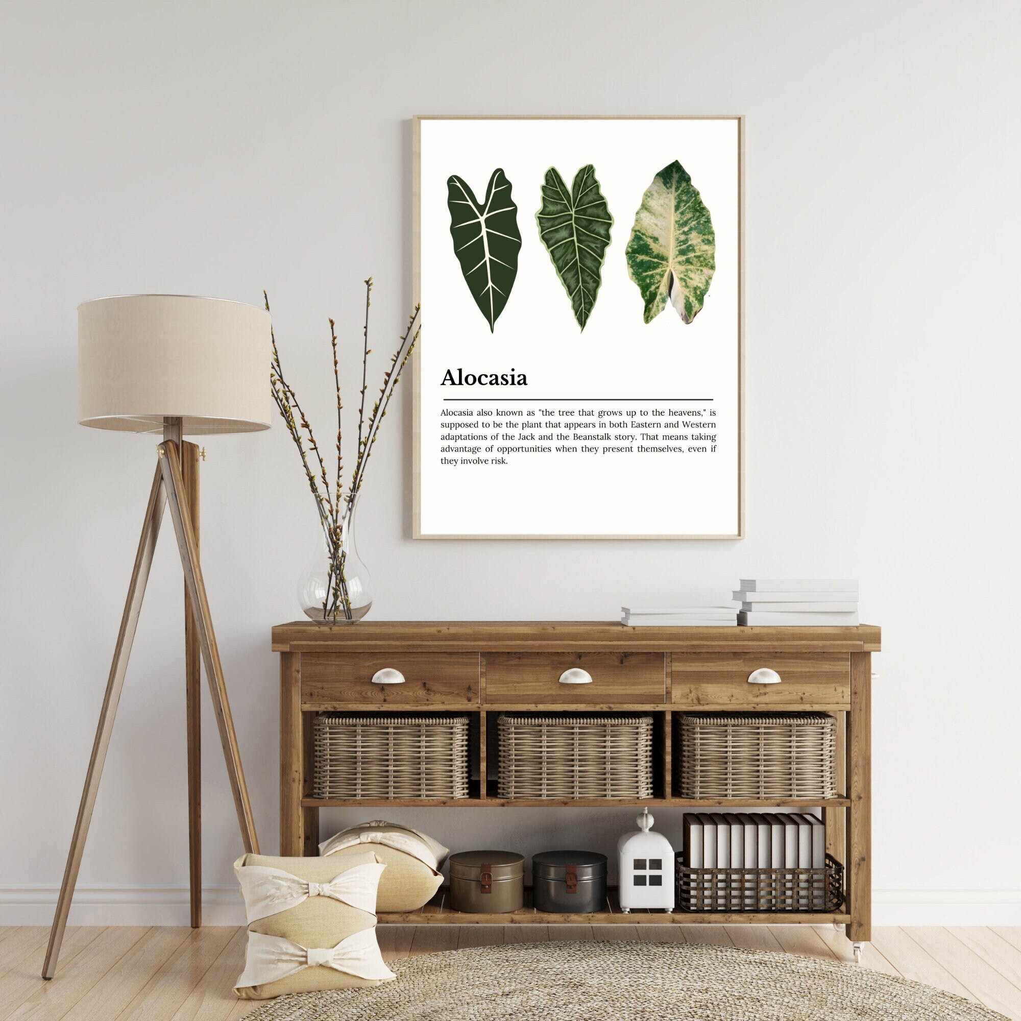 Alocasia Plant Wall Art Definition Print, Alocasia House Indoor Plants ...