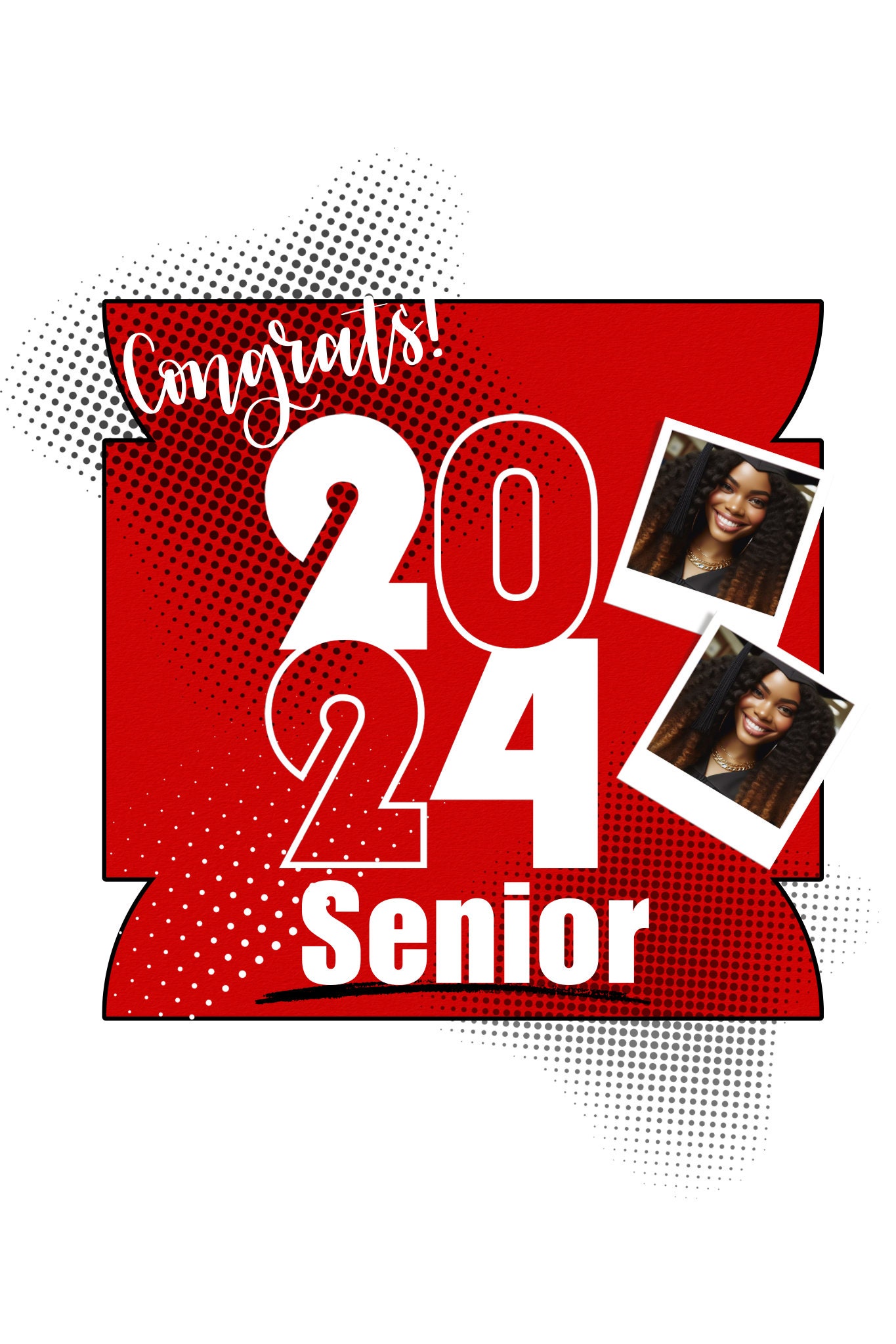 Editable Graduation T-shirt Template - Etsy