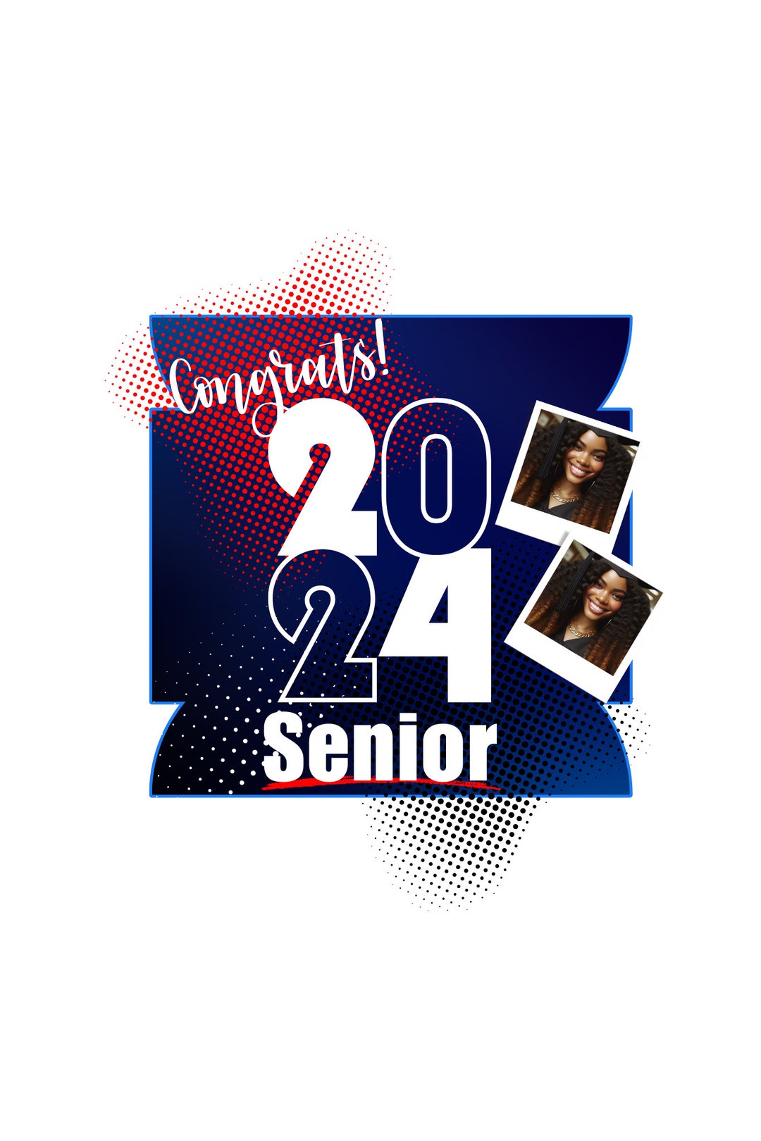 Editable Graduation T-shirt Template - Etsy