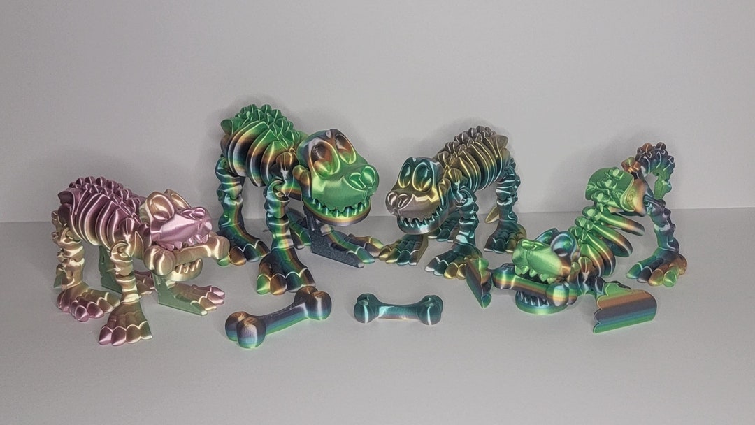 Articulated Skeleton Dinosaurs and Dogs - Etsy