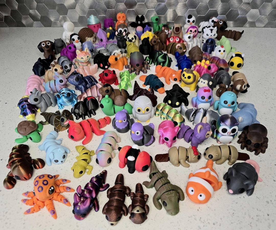 Articulated Mini Animals - Party Bundles Available - Flexible Sensory ...