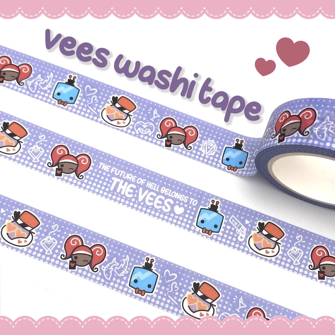Hazbin Hotel Vees Washi Tape - Etsy