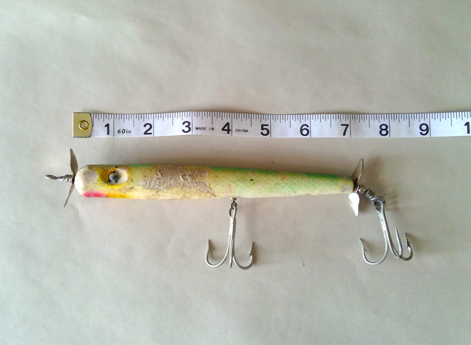 1950s Fred Arbogast Dasher 7 Inch Wooden Fishing Lure - Etsy