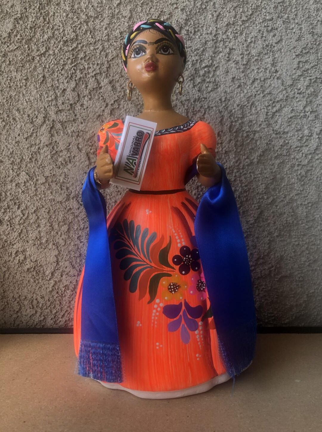 Lupita Doll - Frida Orange/blue - Etsy