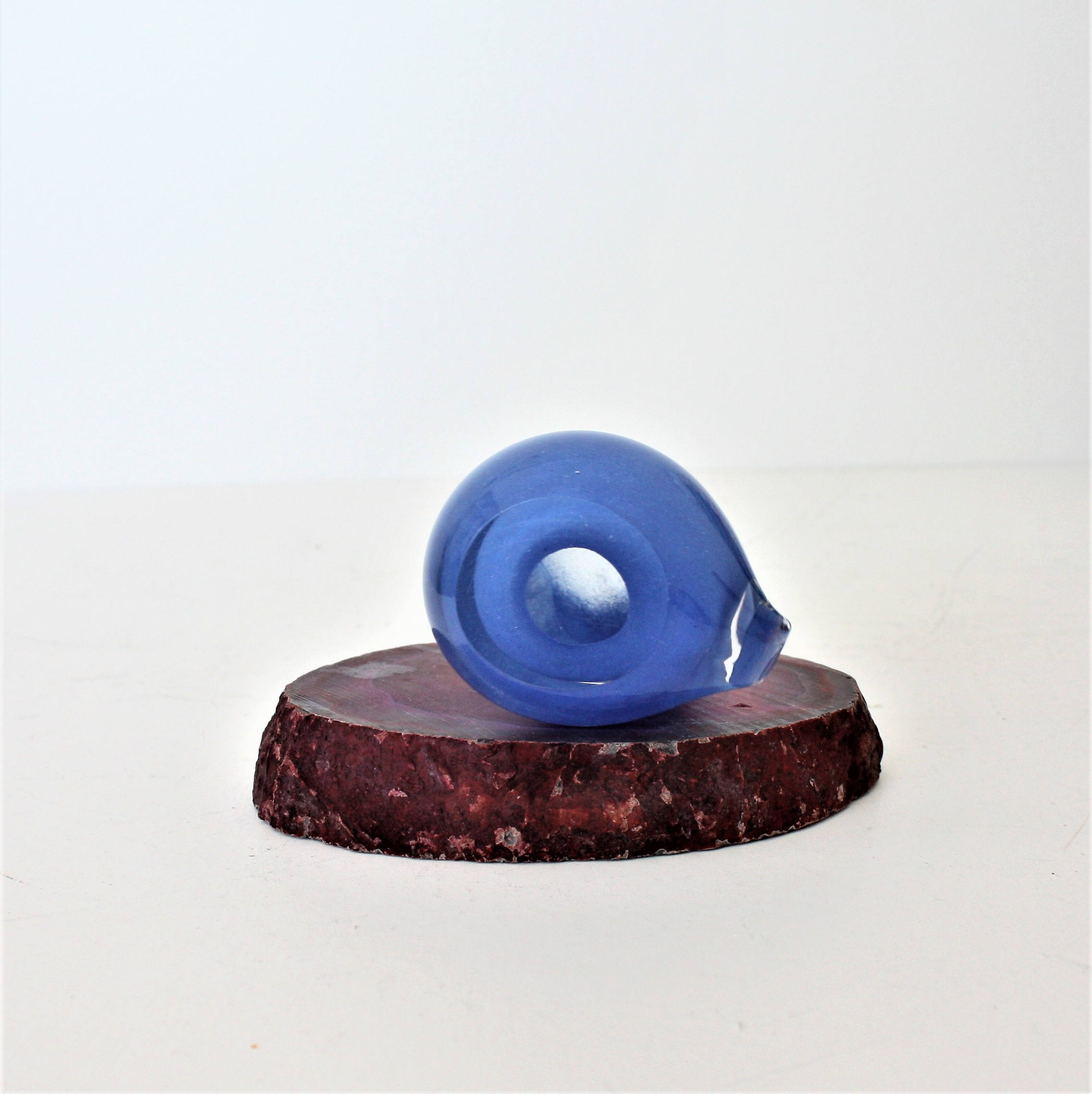 Vintage Swedish Blue Glass"pippi" Bird Paperweight by Josef Marcolin ...