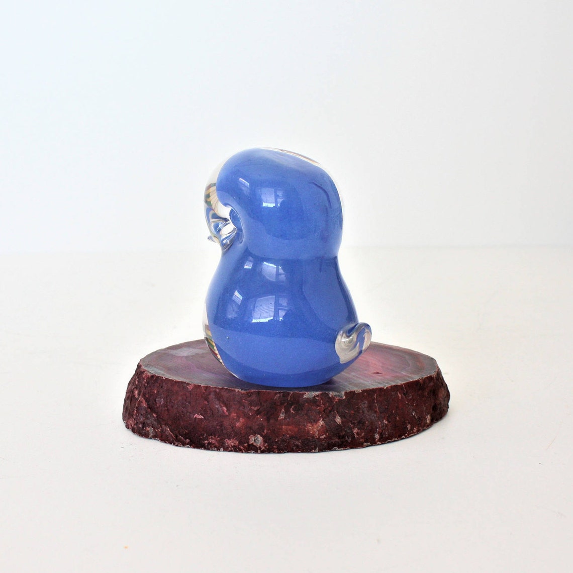 Vintage Swedish Blue Glass"pippi" Bird Paperweight by Josef Marcolin ...