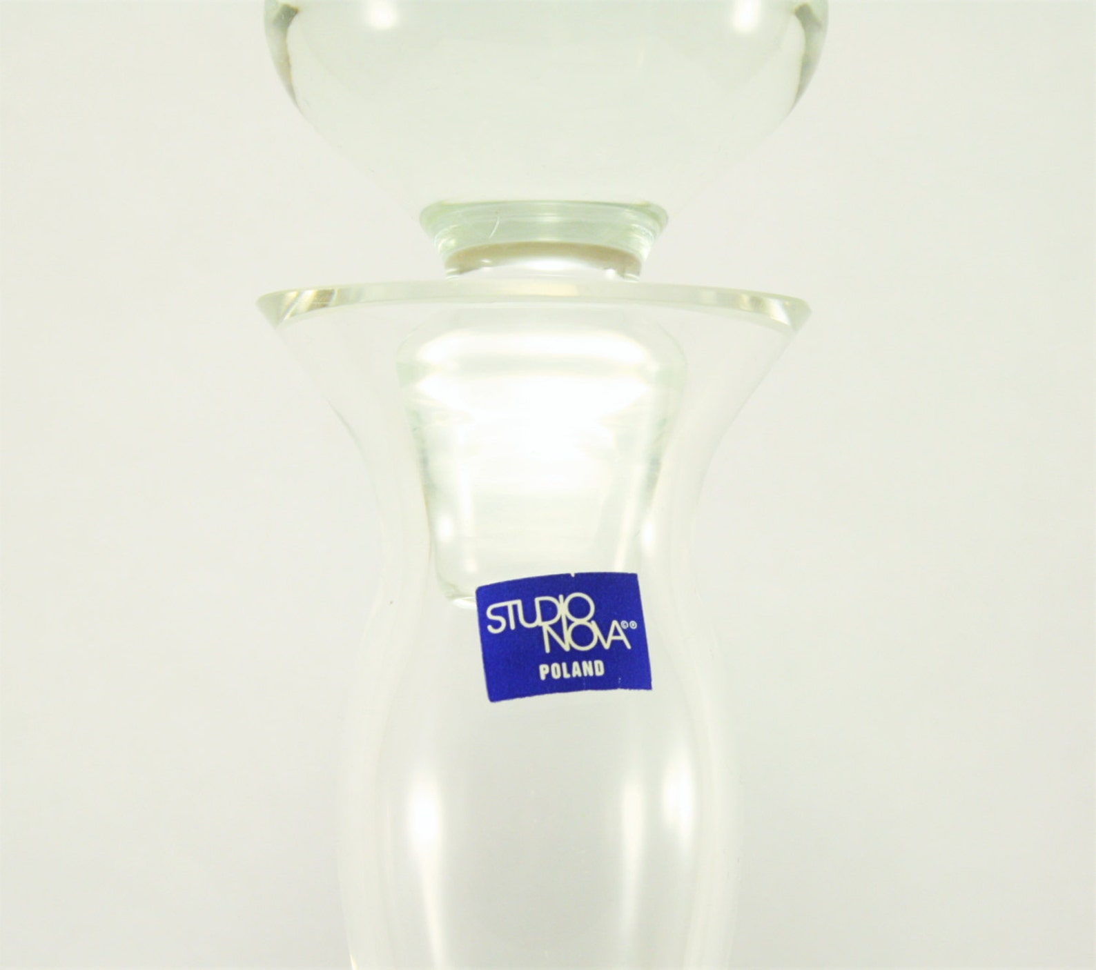 Vintage Studio Nova Glass Decanter, Made in Poland, Glass Barware ...