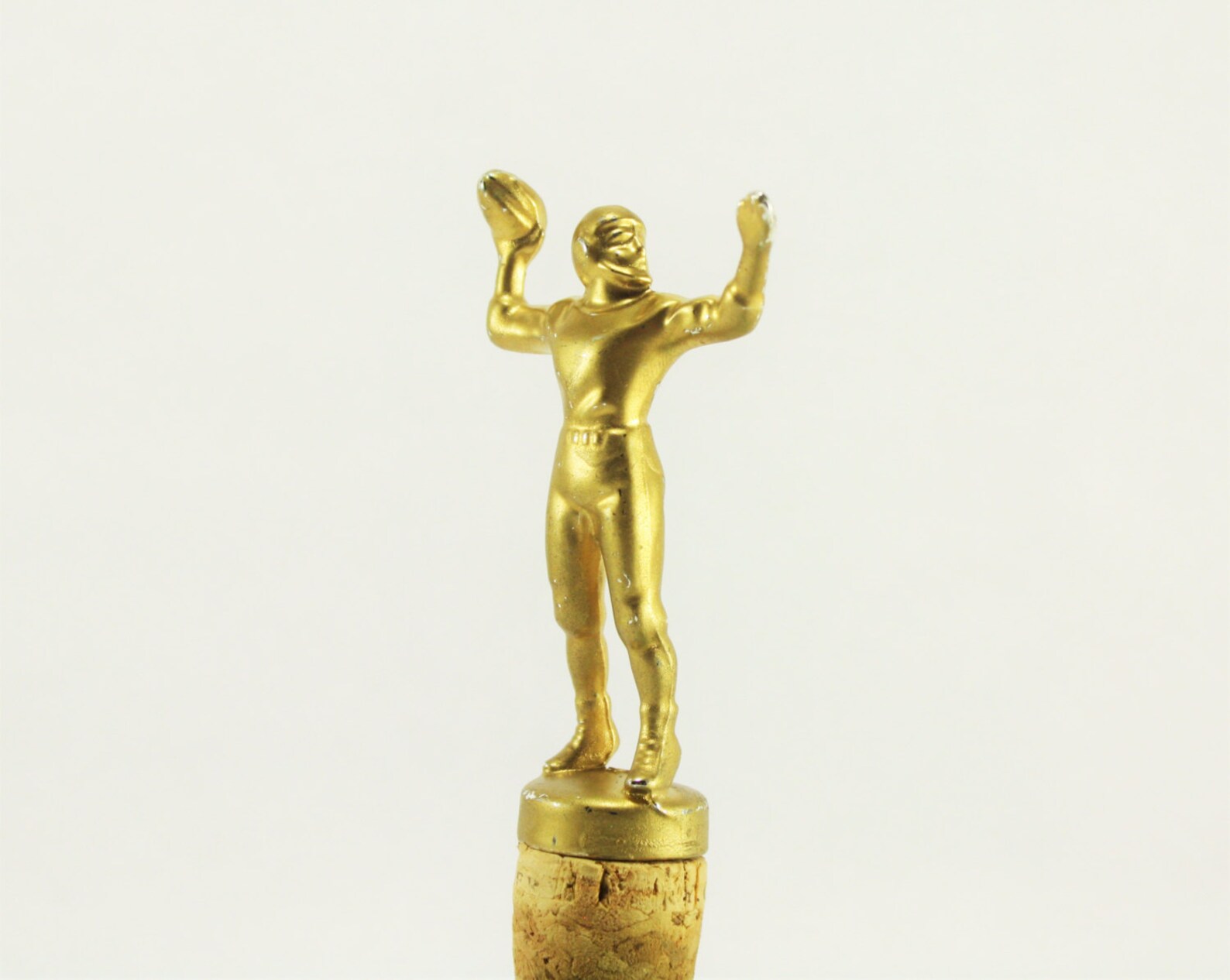 Vintage Football Trophy Cork Bottle Stopper, Vintage Wine Cork, Vintage ...