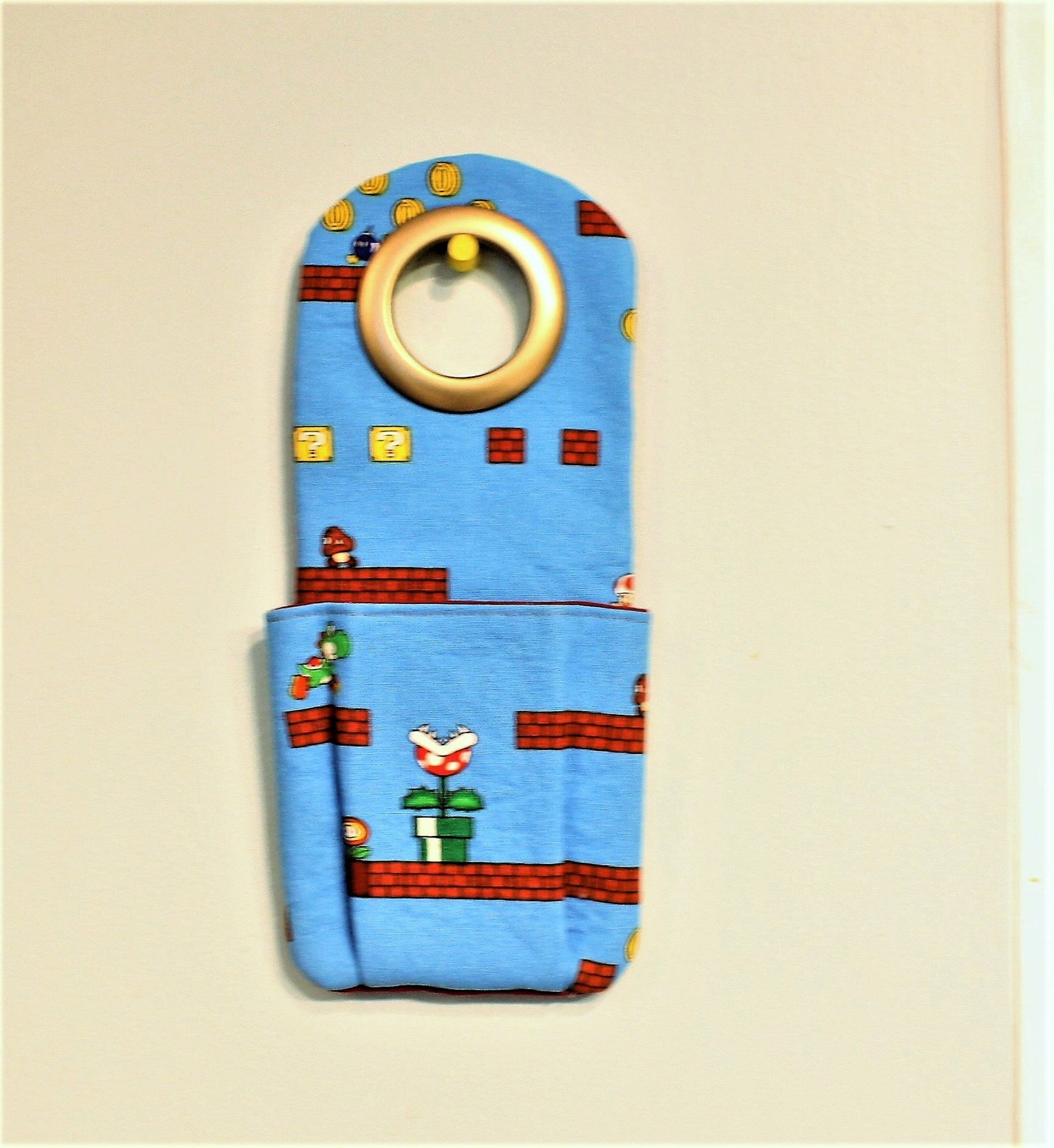 Super Mario Brothers Hanging Phone Charging Station Blue - Etsy