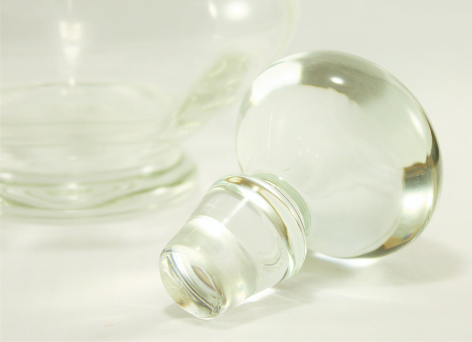 Vintage Studio Nova Glass Decanter, Made in Poland, Glass Barware ...