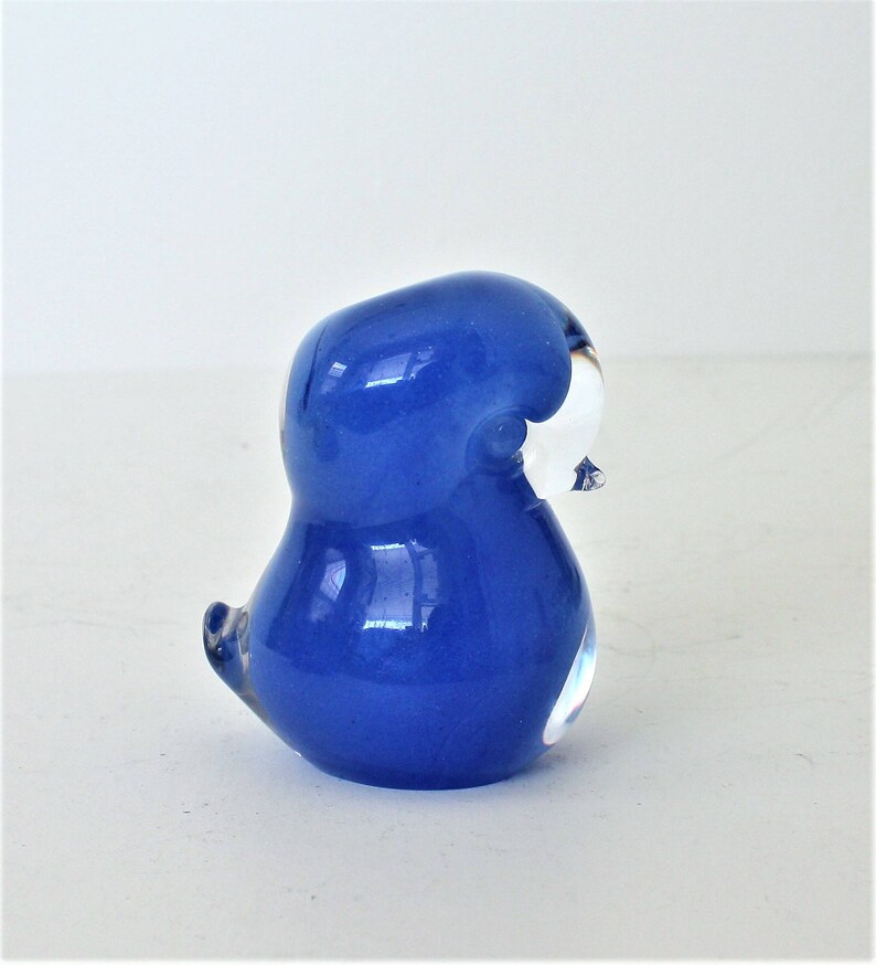 Vintage Swedish Blue Glass"pippi" Bird Paperweight by Josef Marcolin ...