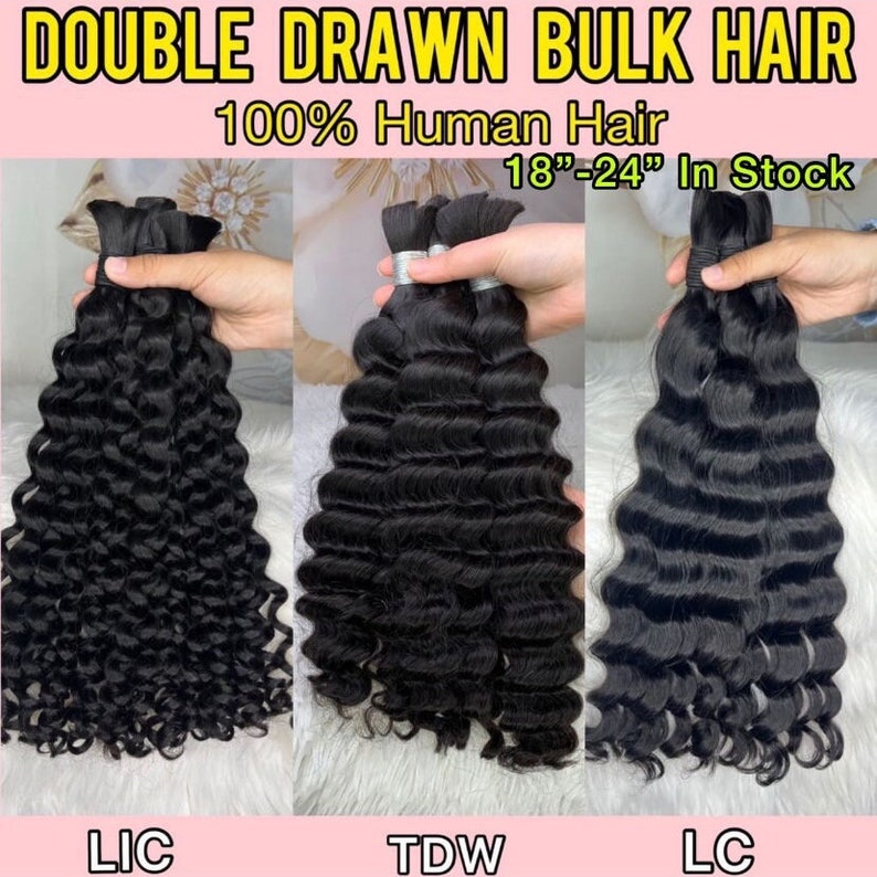 Luxury Bulk Braiding Hair Extensions - Etsy Canada