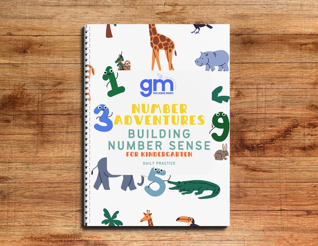 Number Adventures: Building Number Sense Kindergarten Workbook - Etsy