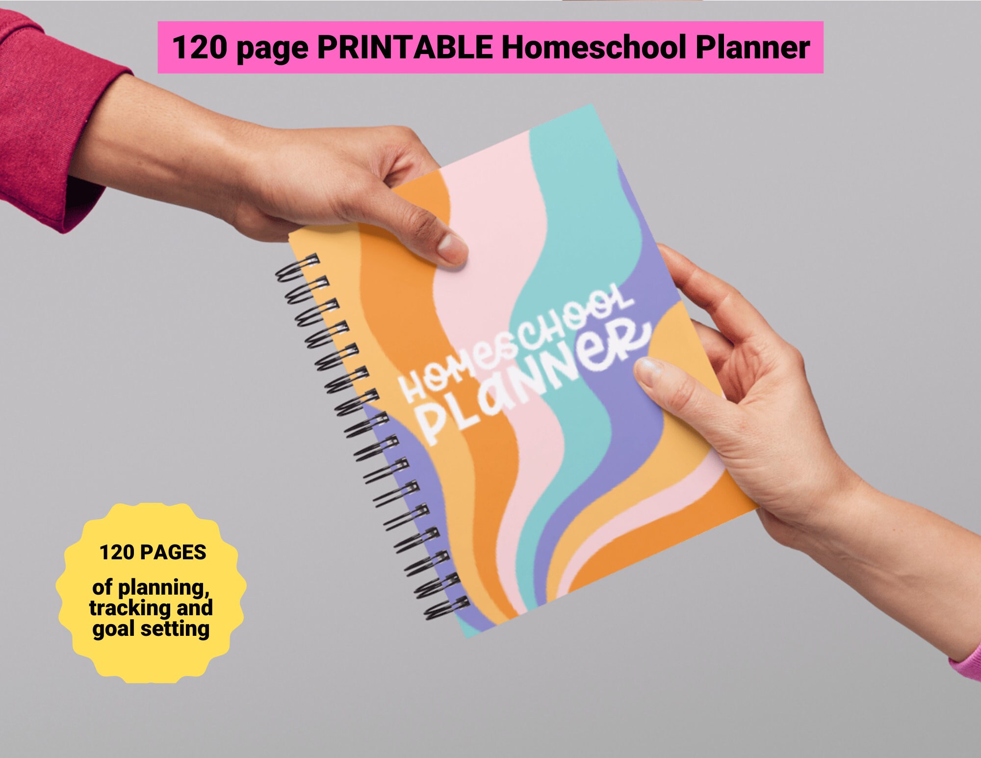 PRINTABLE 2024 Homeschool Planner, Homeschool Planner, Teacher Planner ...