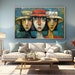 Original Cartoon Characters Portraits Oil Painting on Canvas, Modern ...