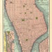 Printable Map of Southern Manhattan From 1895 a 600 Dpi File Digital ...