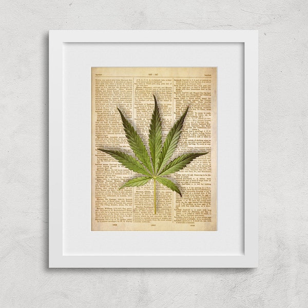 Marijuana Wall Art - Etsy