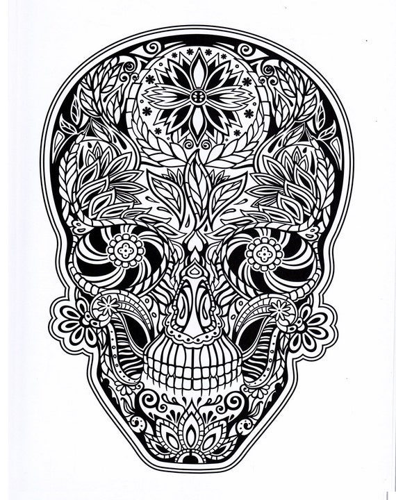 Dia De Los Muertos Skeleton Coloring Pages