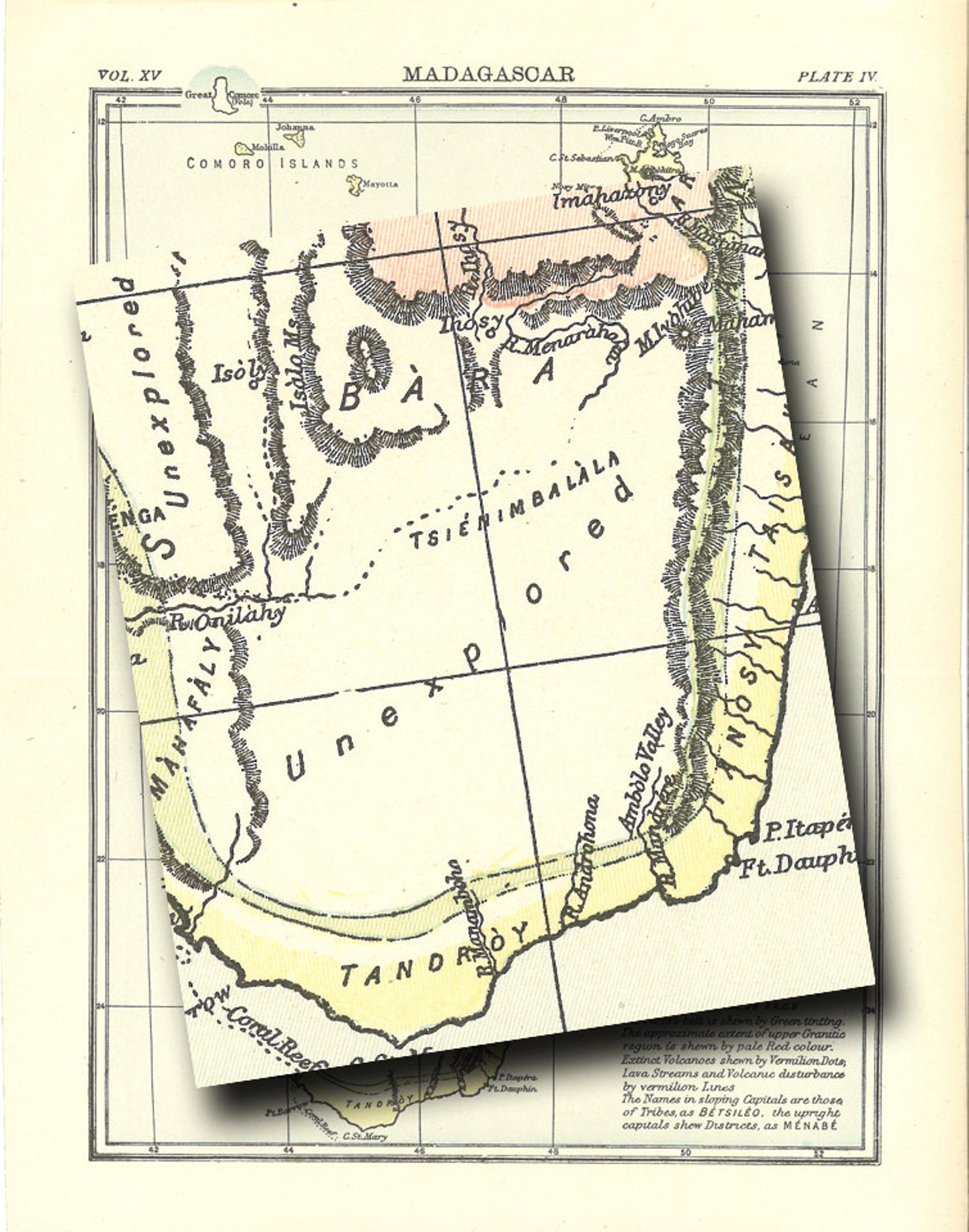 Map of Madagascar, Printable Home Decor, Tropical Island Digital ...