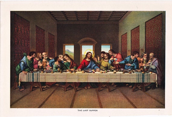 The Last Supper, a Printable File for Home Decor, Arts and Crafts ...