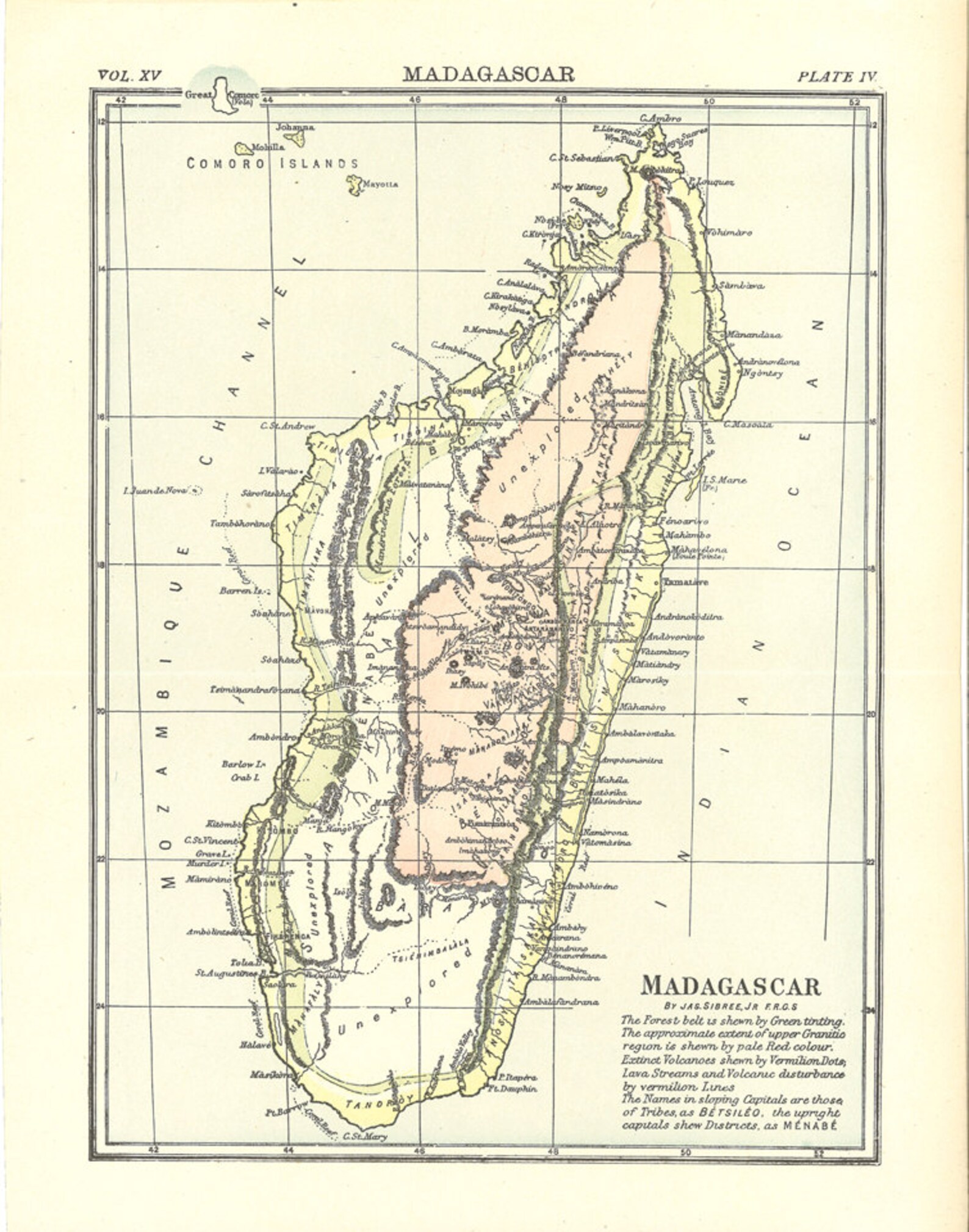 Map of Madagascar, Printable Home Decor, Tropical Island Digital ...