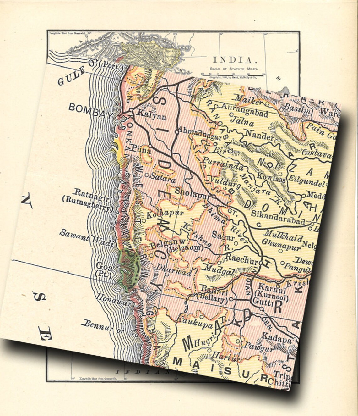 Map of India Printable Map for Home Decor Crafting - Etsy