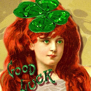 Irish Lass Paper Doll for St. Patrick Day and Everyday, Printable Party ...