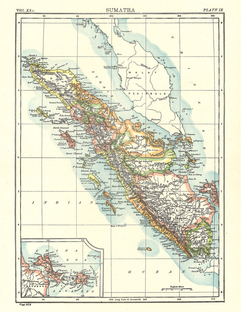 Map of sumatra