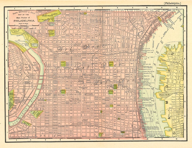 Historic Philadelphia Map
