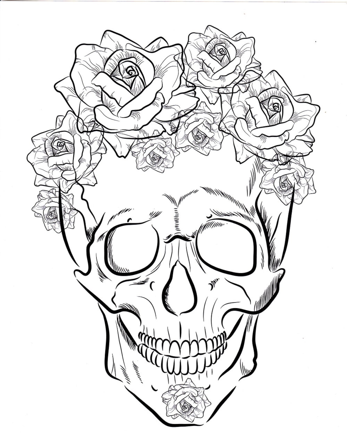 Sugar Skull Coloring Pages, Calavera, Day of the Dead, Dia De Los ...